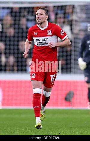 Luke Ayling of Middlesbrough during the Coventry City v Middlesbrough ...