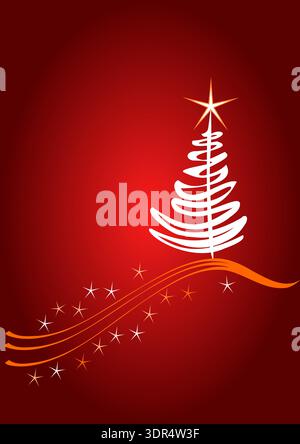 christmas tree pattern background Stock Vector Image & Art - Alamy