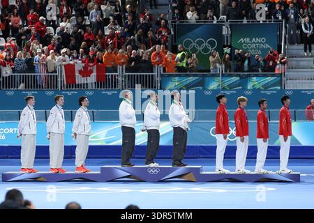 Speed Skating - Men’s Team pursuit, team Germany at the 2026 Winter ...
