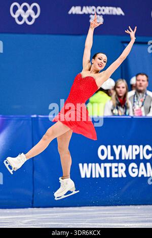 MILAN, ITALY. February 17: KAISER Livia (SUI) competes in Figure ...