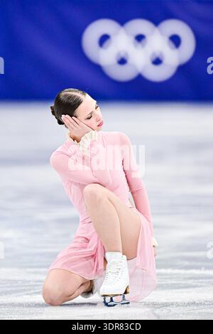 Nina Pinzarrone (BEL) during the Olympic Winter Games Milano-Cortina ...