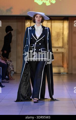 Models walk at Vava Zadi AW26 Runway Show for EPN at NYFW in New York ...