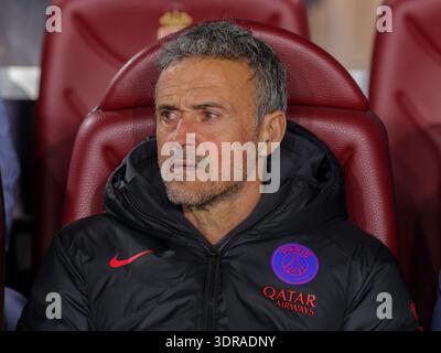 Monaco, Monaco. 17th Feb, 2026. Luis Enrique Head Coach of PSG looks on ...