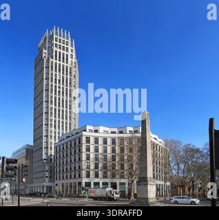 St George's Circus obelisk in Southwark South London, UK Stock Photo ...