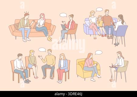 Child psychology depression Mental Health Concept with Silhouette ...