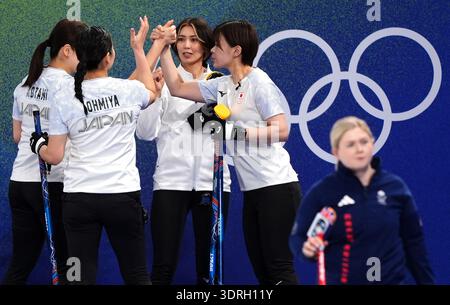 (L-R) OHMIYA Anna, ONODERA Kaho, and KOTANI Yuna of Japan's Team ...