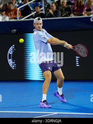February, 17- Delray Beach, FL: Mackenzie McDonal USA in action here at ...