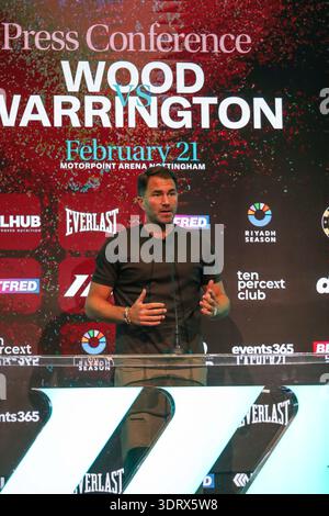 Eddie Hall during a press conference at New Century Manchester. Picture ...