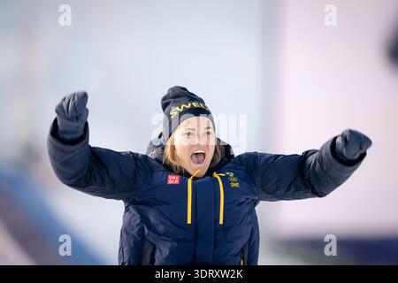 Anna SWENN LARSSON (Sweden), Skiing Slalom Women, Milano Cortina 2026 ...