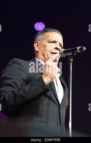 Jose Salazar, the singer from the group Los Chunguitos performs during ...