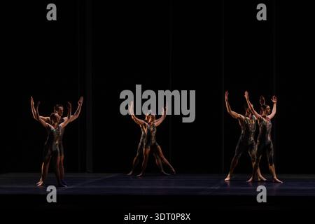 Members of Lyon Opera Ballet perform Biped choreographed by Merce ...