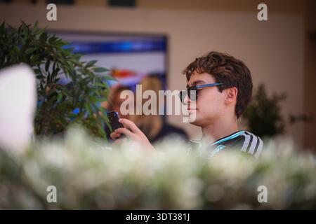 Bahrain, Bahrain. 20th Feb, 2026. 63 George Russell, (GRB), INEOS AMG ...