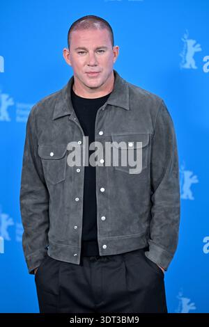 20 February 2026, Berlin: Channing Tatum, actor, at the photocall of ...