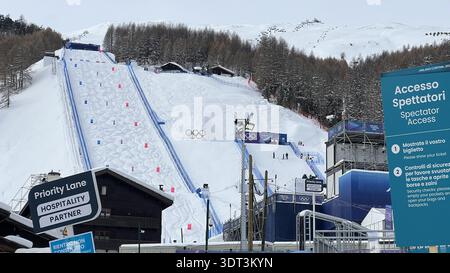 Livigno, Italy - February 18, 2026: Italia Team welcome entrance ...