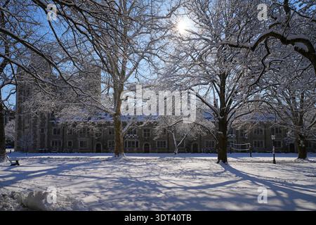 PRINCETON, NJ -19 JAN 2026- View of the campus of Princeton University ...