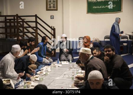 Milan, Via Meda, San Gottardo, Al-Wahid Mosque. Iftar, breaking the ...