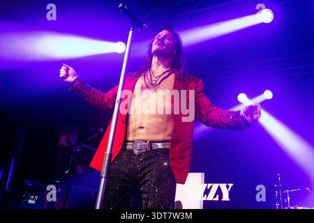 Professional Wrestler and Singer Chris Jericho of Fozzy performs ...