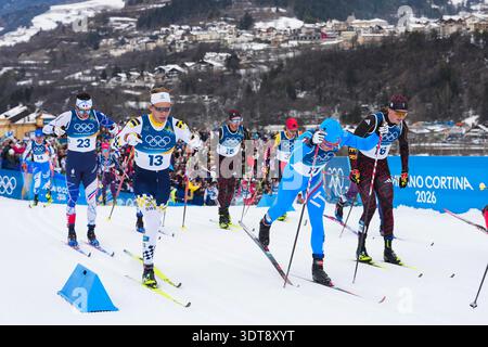 Val di Fiemme, Italy 20260221. Harald Østberg Amundsen from Norway ...