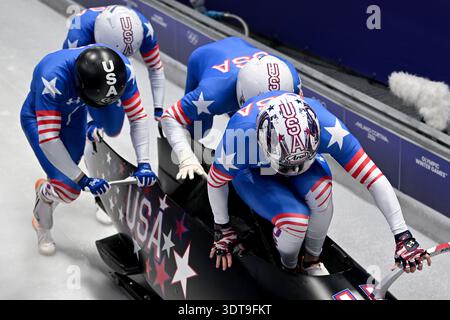United States' Kristopher Horn, Caleb Furnell, Hunter Powell and ...