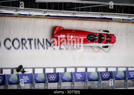 Timo Rohner, Pascal Moser, Mathieu Hersperger and Cyril Bieri of team ...