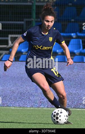 Gaia Di Stefano of Parma Calcio in action during the Serie A Women ...