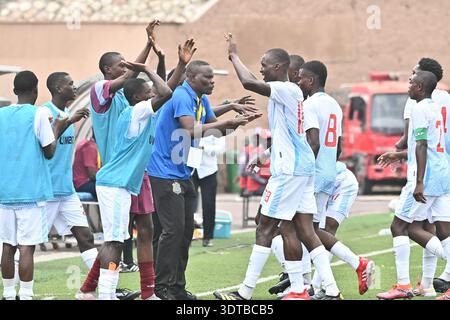 Players of DR Congo celebrate a goal during FIFA World Cup 2026 ...