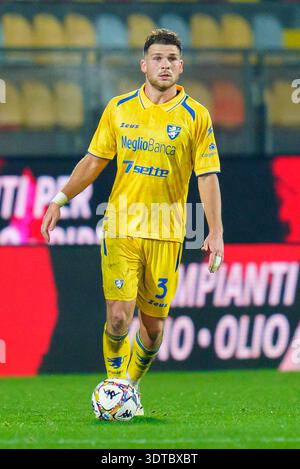 Gabriele Calvani of Frosinone Calcio is in action during the 33th day ...