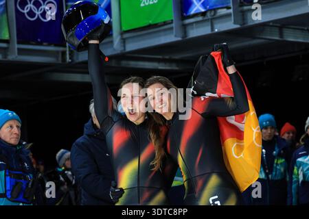 Lisa Buckwitz (GER) 2nd place, Silver Medal during the Olympic Winter ...