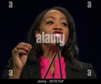 Malia Cohen speaks at the 2026 California Democratic Party State ...