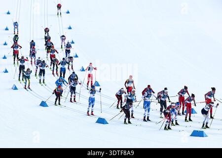 22 February 2026, Italy, Tesero: Olympia, Olympic Winter Games Milan ...