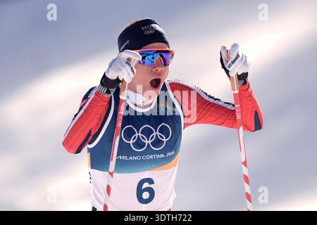 Val di Fiemme, Italy 20260222. Heidi Weng from Norway in the women's 50 ...