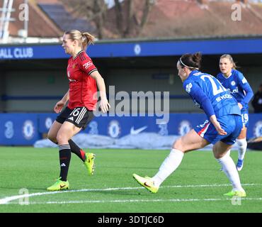 Lisa Naalsund #16 of Manchester United in action during the Barclays FA ...