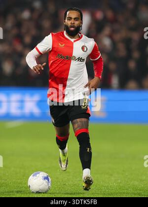 ROTTERDAM - Jeremiah St. Juste of Feyenoord leaves the field injured ...