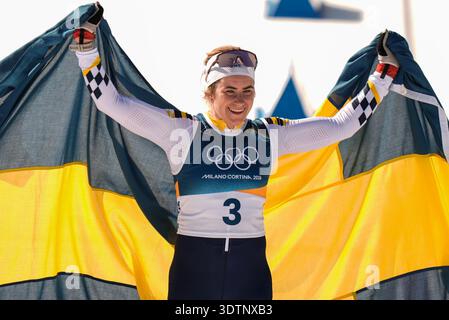 Val di Fiemme, Italy 20260222. Heidi Weng from Norway in the women's 50 ...