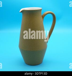 Denby Pottery. Made in Britain. Ode pattern. Tall jug. Produced from ...