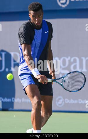 French tennis player Giovanni Mpetshi Perricard at the Villa Primrose ...