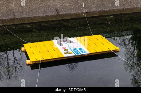 Zürich, Switzerland, 31st Jan 2026: The Platzspitz weir is currently ...
