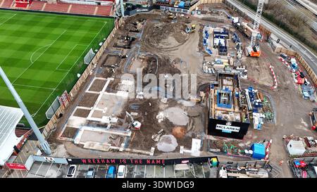 Wrexham AFC Kop stand development 24 February 2026 Stock Photo - Alamy