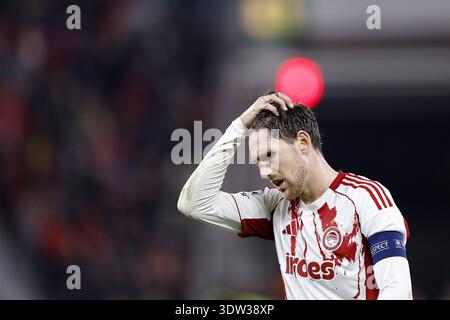 Panagiotis Retsos (Piraeus), UEFA Champions League, UCL, Bayer 04 ...