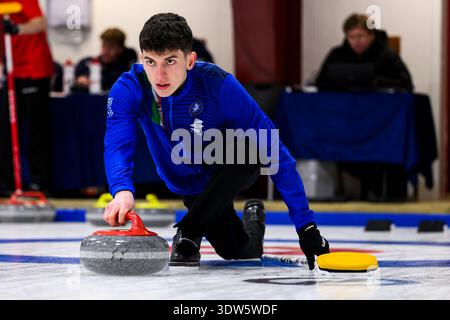 Team Italy - men, Stefano Spiller. World Junior Curling Championships ...