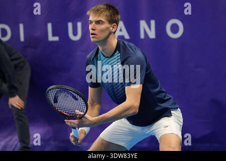 Petr NESTEROV (BUL) during Challenger Citta di Lugano, International ...