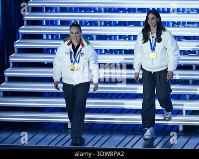 Francesca Lollobrigida, Lisa Vittozzi 76th Italian Song Festival of ...