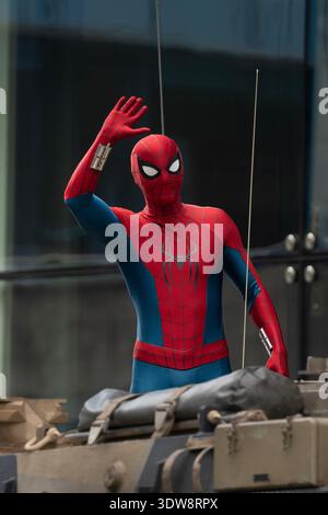 Tom Holland at the Spider-Man Brand New Day Global Fan Event in ...