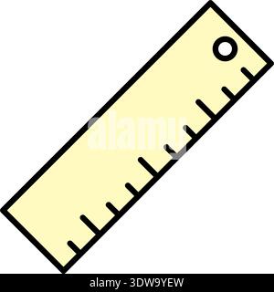 Ruler Simple vector icon Stock Vector Image & Art - Alamy