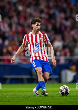 Johnny Cardoso of Atletico de Madrid during the Copa del Rey match ...