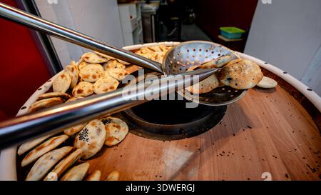 Chinese Sesame Shaobing Crispy Baked Flatbread Stock Photo - Alamy