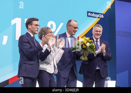 38th Federal Party Congress of the CDU of Germany in Stuttgart. Federal ...