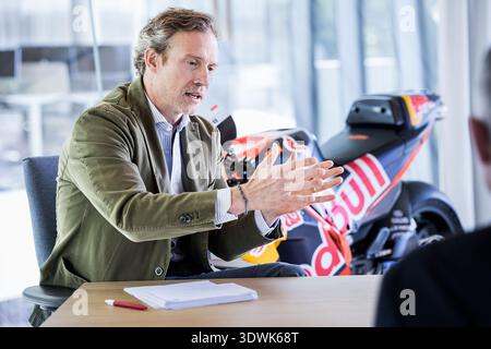 Gottfried Neumeister, CEO of KTM, Mattighofen, Austria, on 18 September ...