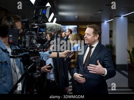 THE HAGUE - David van Weel, Minister of Justice and Security, speaks to ...