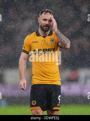 Adam Armstrong of Wolverhampton Wanderers during the Brentford v ...